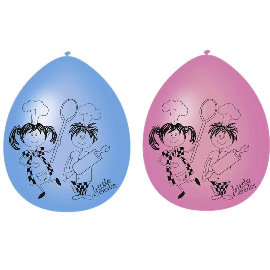 6 globos Little Cooks para el cumpleaños de tu hijo - Annikids